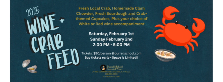 Saturday Crab Feed - Burrell School Vineyards & Winery